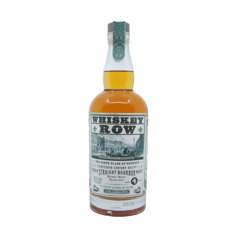 Whiskey Row 4 Year Old 18th Century Blend of Straight Bourbon Whiskey ...