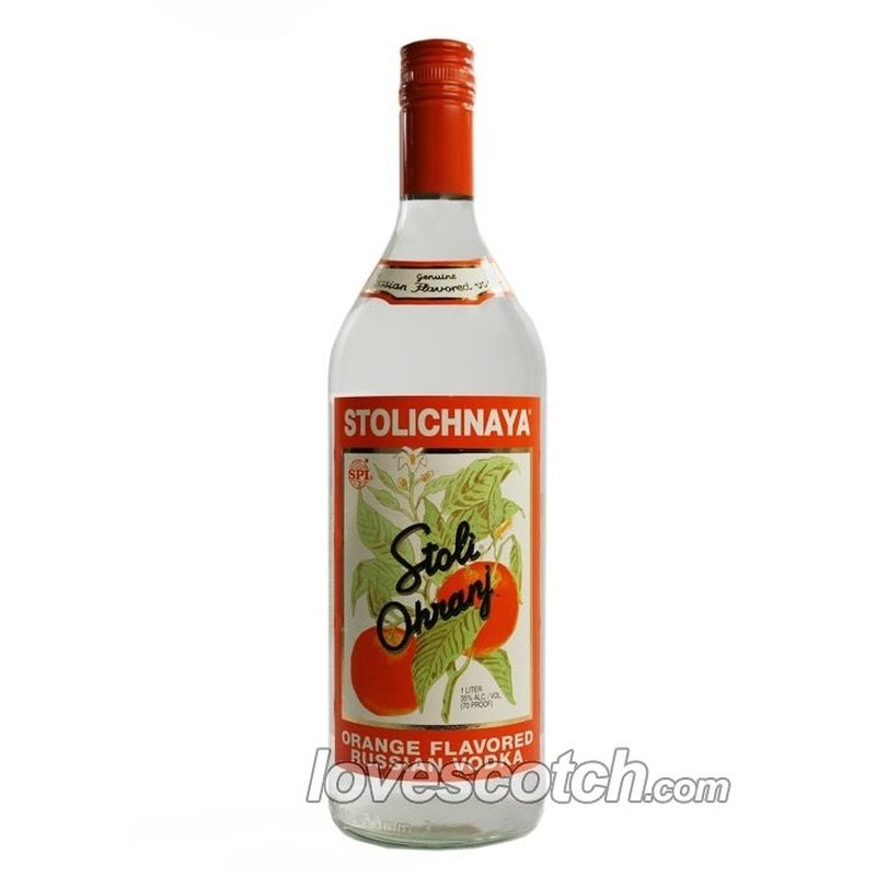 Stolichnaya Ohranj Vodka (Liter) | LoveScotch.com